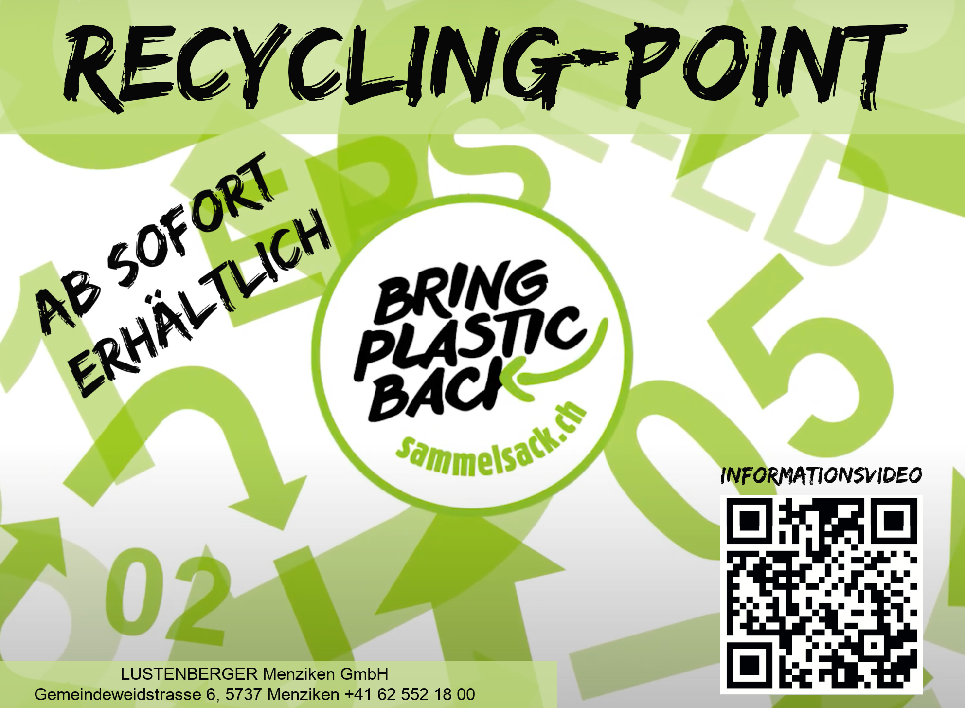 Plastik-Recycling-Sammelsack ab sofort bei uns erhältlich – RECYCLING ...